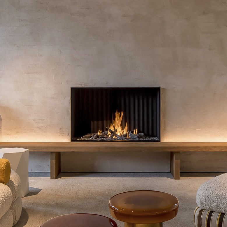 Natural gas fireplace - URBAN MF 1050-75 G 1S - Metalfire Architectural ...