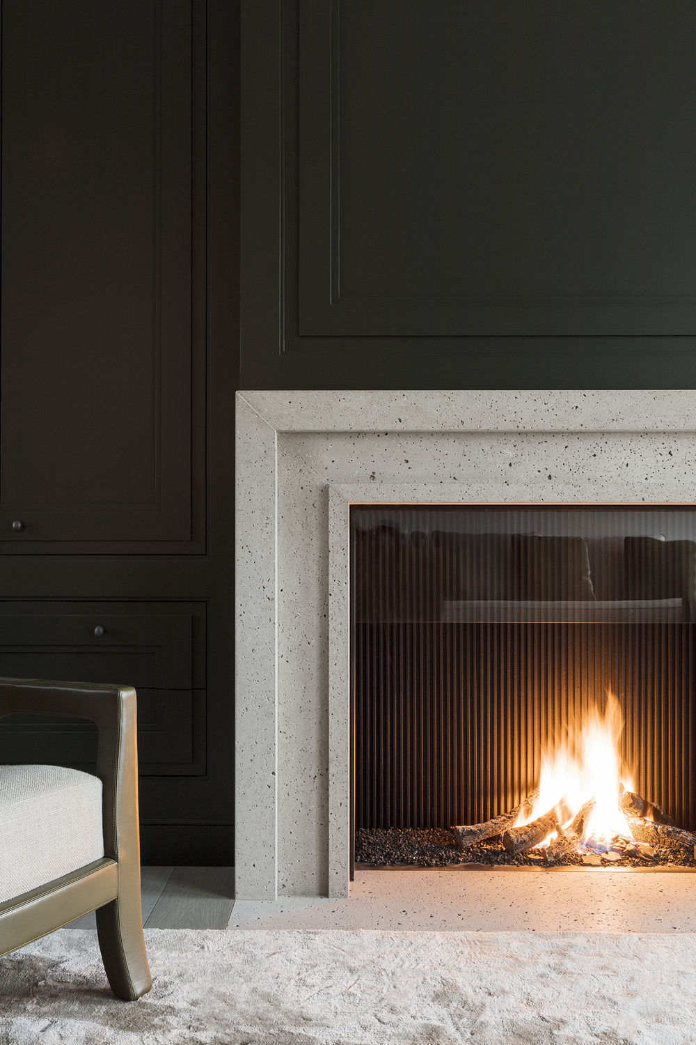 Gas fireplace - URBAN - Metalfire Architectural fireplaces - classic ...