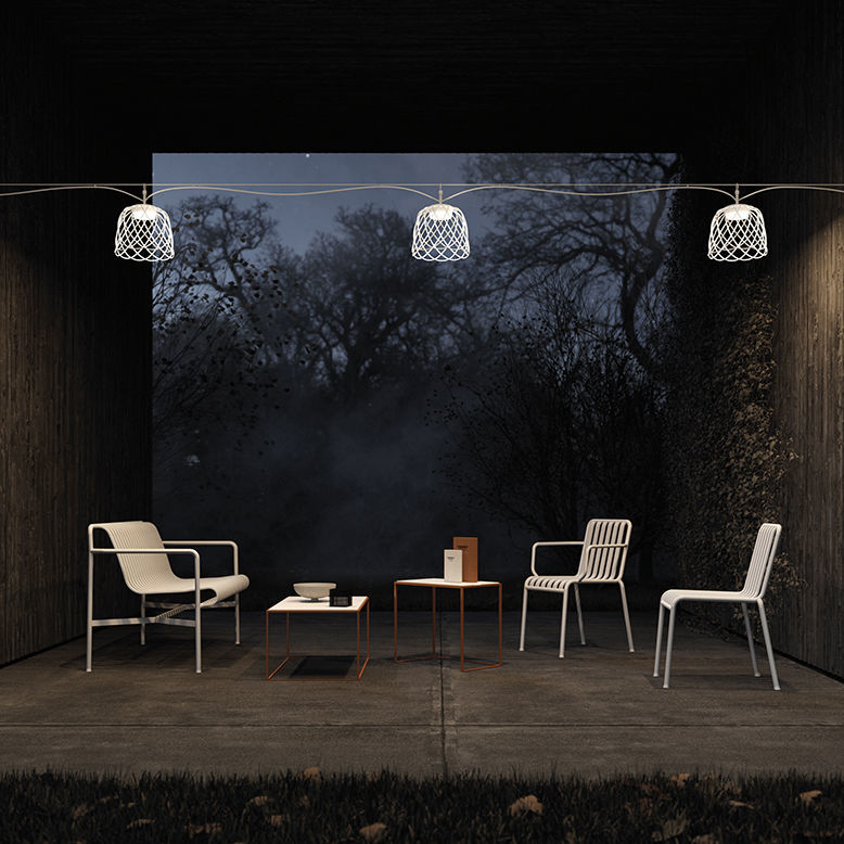 LED cable lighting - 107.93 - GIBAS - round / mesh / indoor