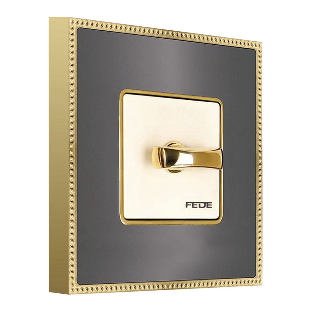 Light switch - FEDE Switch & Light - rotary / recessed / metal