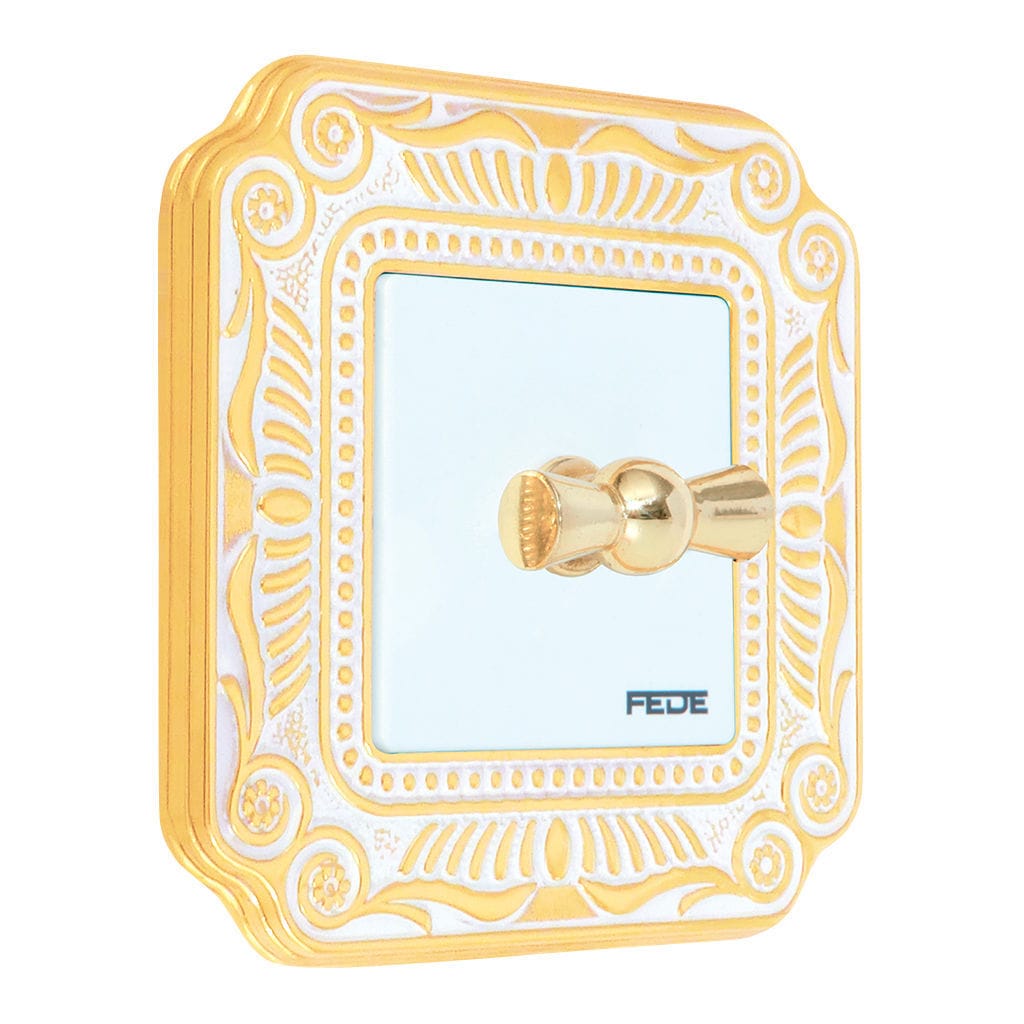 Light switch - INTFD01361 - FEDE Switch & Light - rotary / recessed / metal