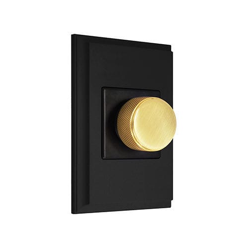 Light switch - FEDE Switch & Light - rotating / recessed / brass