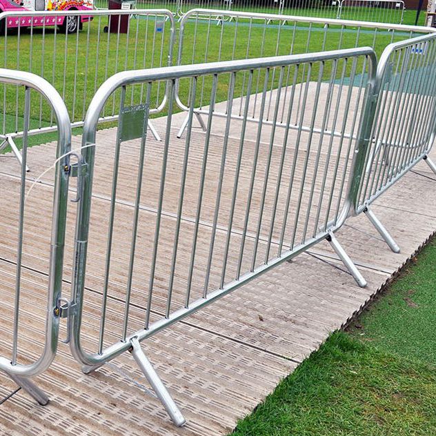 Crowd barrier - CONTROL - Algeco - fixed / self-supporting / steel