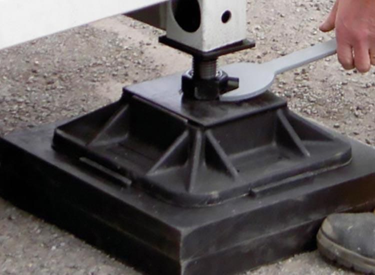 Structural bearing pad - JACKPAD FOUNDATIONS - Algeco - elastomer ...