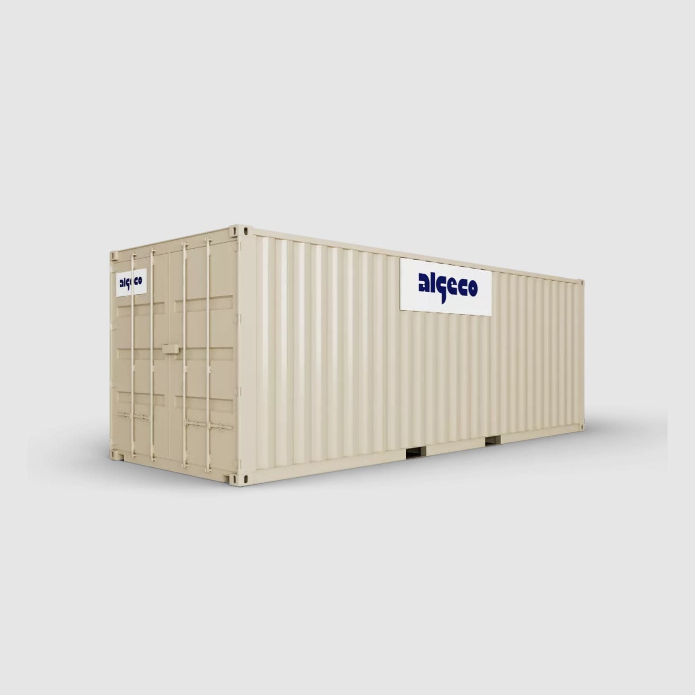 Steel storage container - 24 - Algeco - wood / solid wood