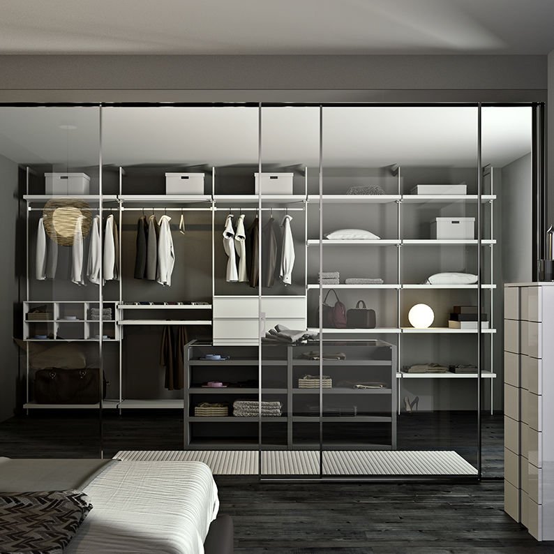 Wall-mounted walk-in wardrobe - 06 - GIESSEGI - contemporary ...