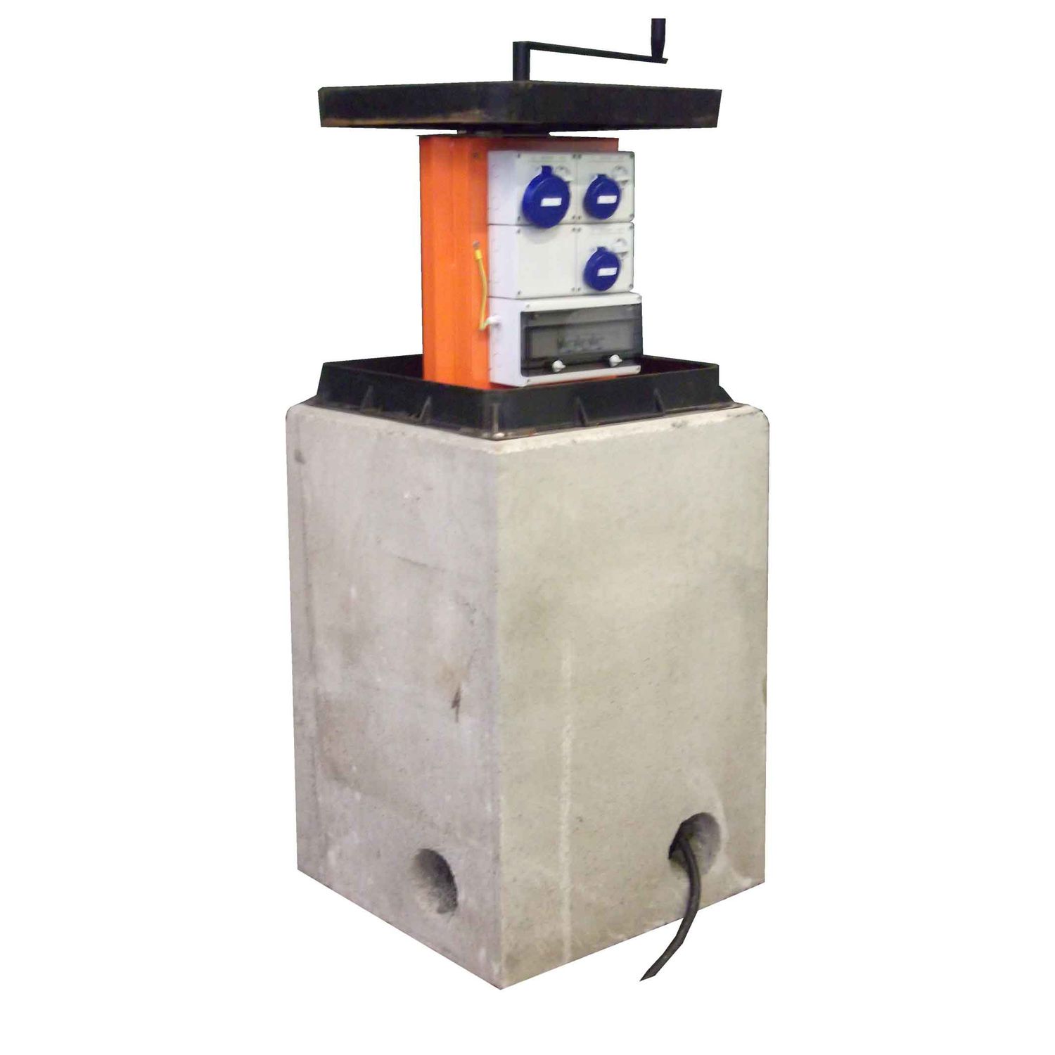 Electrical distribution bollard - VM06 - New VMR S.r.l. - concrete ...