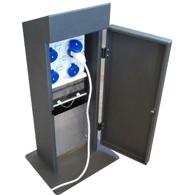 Electrical distribution bollard - PROXIMA - New VMR S.r.l. - stainless ...