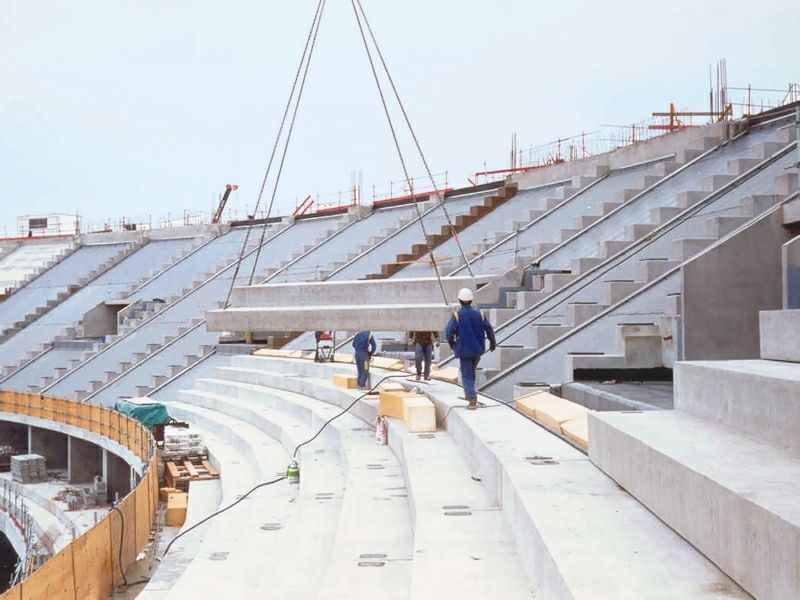 Prefab stadium seating - Chapsol - reinforced concrete