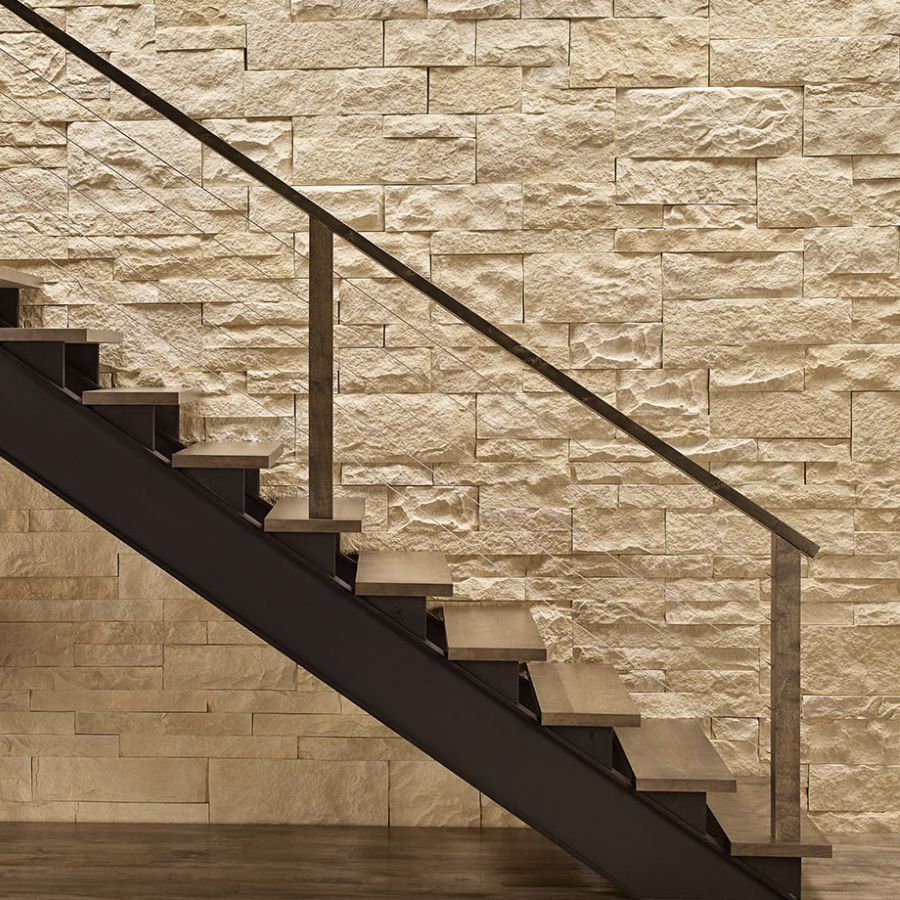 Stone wall cladding - CUT COARSE STONE® - Eldorado Stone - interior ...