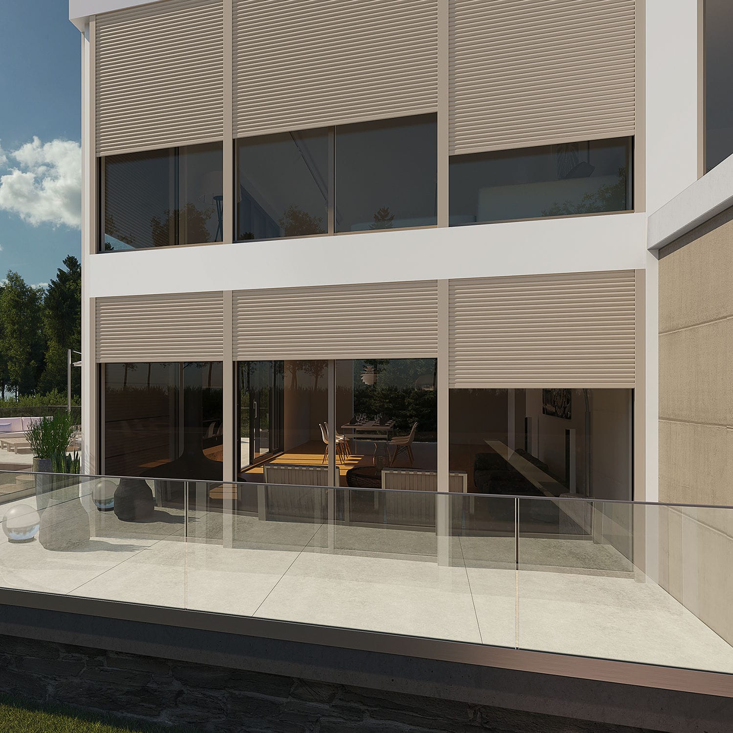 Aluminum roller shutter panel - RS 41 - heroal