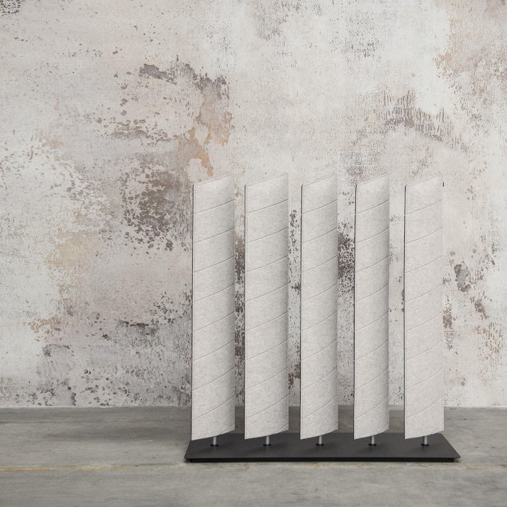 Contemporary screen - BUZZIBLINDS - BuzziSpace - fabric / aluminum / felt