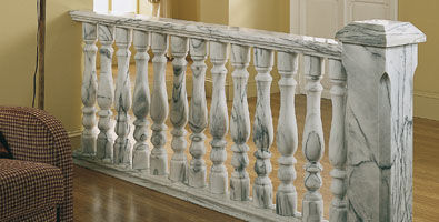 Marble balustrade - Verniprens - outdoor / for patio
