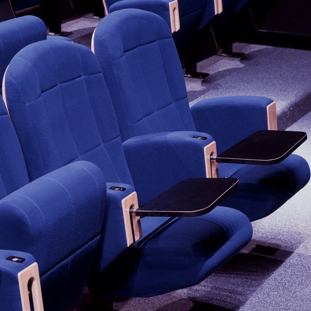 Contemporary auditorium seating - CONFERENCE HALL - kleslo - fabric ...