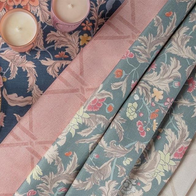 Upholstery fabric - FLAVIA - RIOMA - for curtain / geometric pattern ...