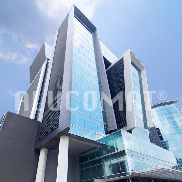 Panel cladding - ALUCOMAT® WAVE - ALUCOMAT | JSN - aluminum / composite ...