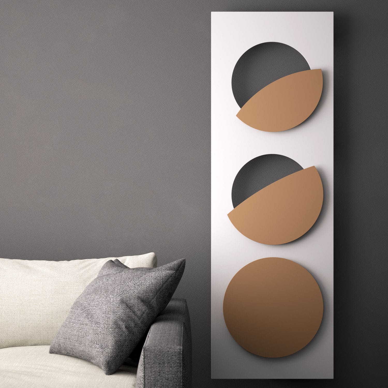 Hot water radiator - ECLIPSE - Hotech Design - electric / 751 w...1000 ...