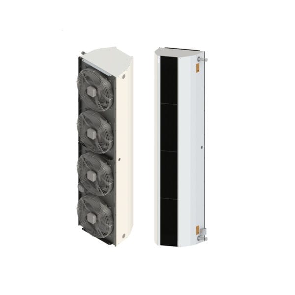 Floor-mounted air curtain - INDESSE AC/EC - 2VV s.r.o. - industrial