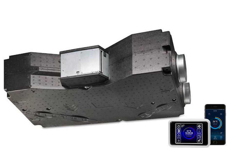 Residential heat recovery unit - VENUS - 2VV s.r.o. - for home / compact