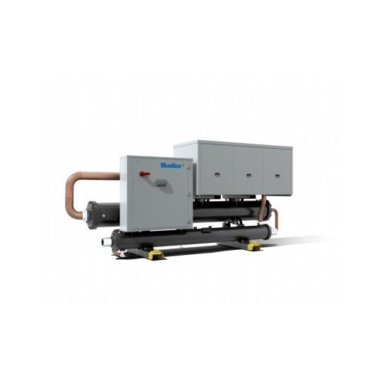 Water-cooled chiller - OMEGA SKY LGW - Blue Box Group - floor-mounted ...