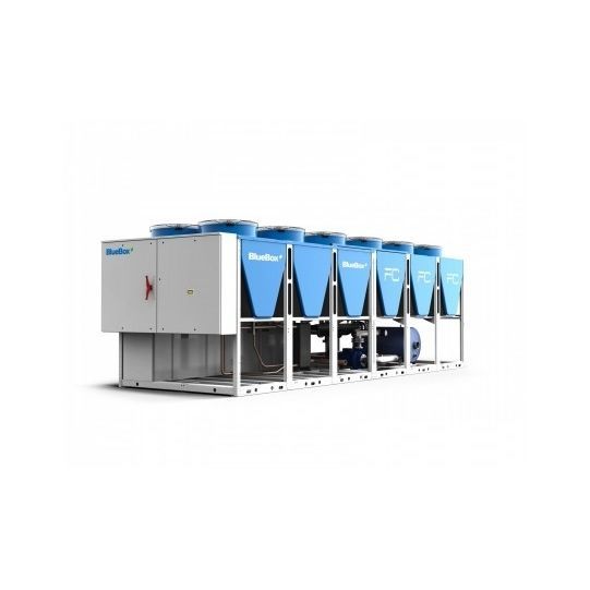 Air-cooled chiller - TETRIS 2 FC - Blue Box Group - floor-mounted ...