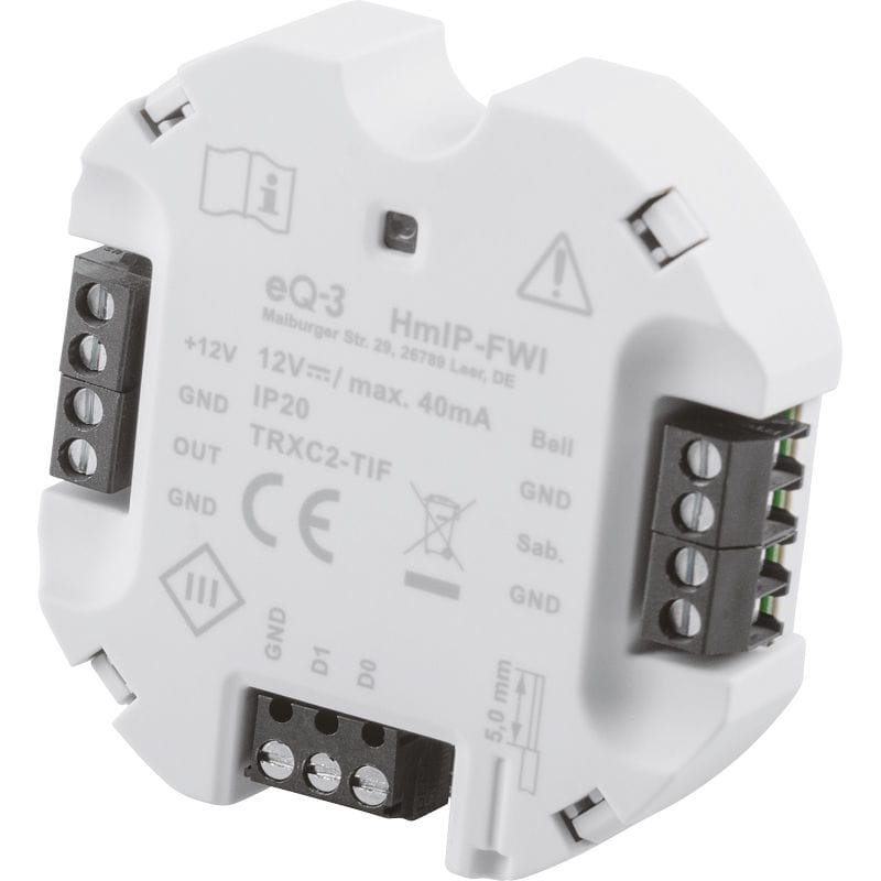 Home automation system control module - HMIP-FWI - Homematic IP by eQ-3 ...