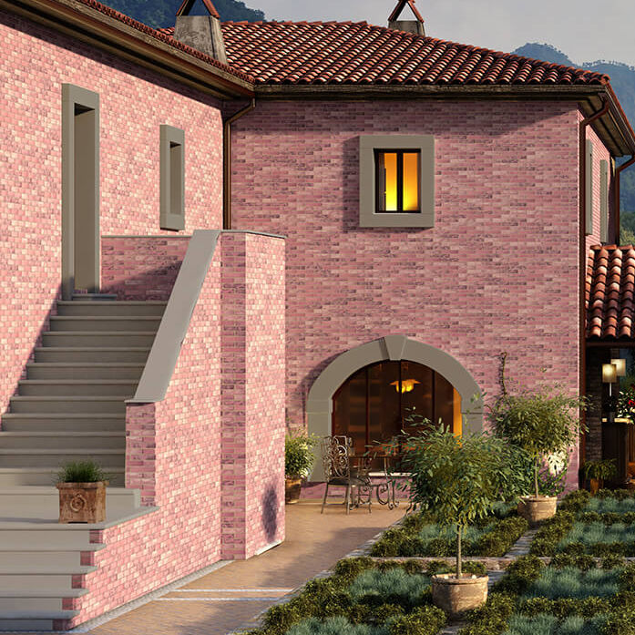 Facade brick - RUSTICO - PICA - solid / antique / handmade