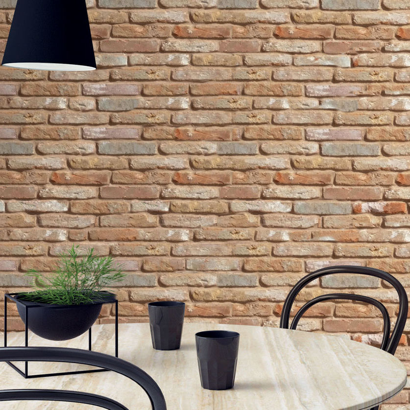 Wall brick - DECÒ - PICA - for interior walls / solid / embossed