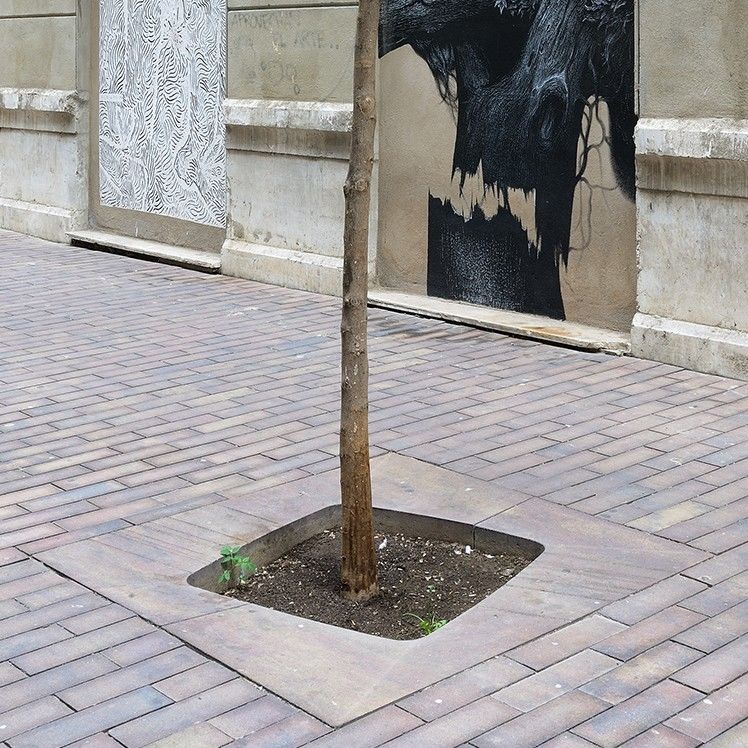 Square tree grate - TREE - Breinco - concrete