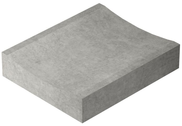 Double-slope drainage channel - CAP840L - GLS Prefabricados - paved ...