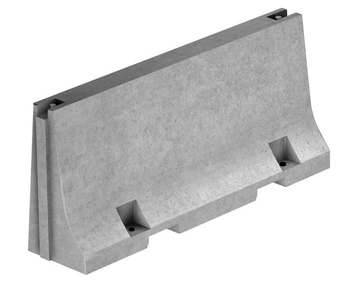 Concrete guard rail - NJ1H100 - GLS Prefabricados - road / Jersey
