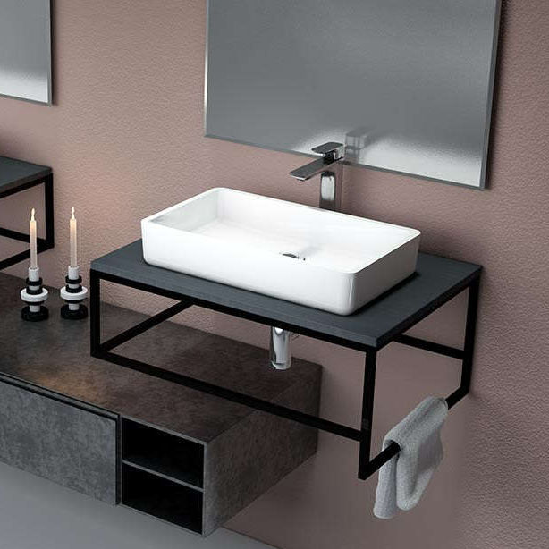 Iron washbasin stand - TEMIS - Mundilite
