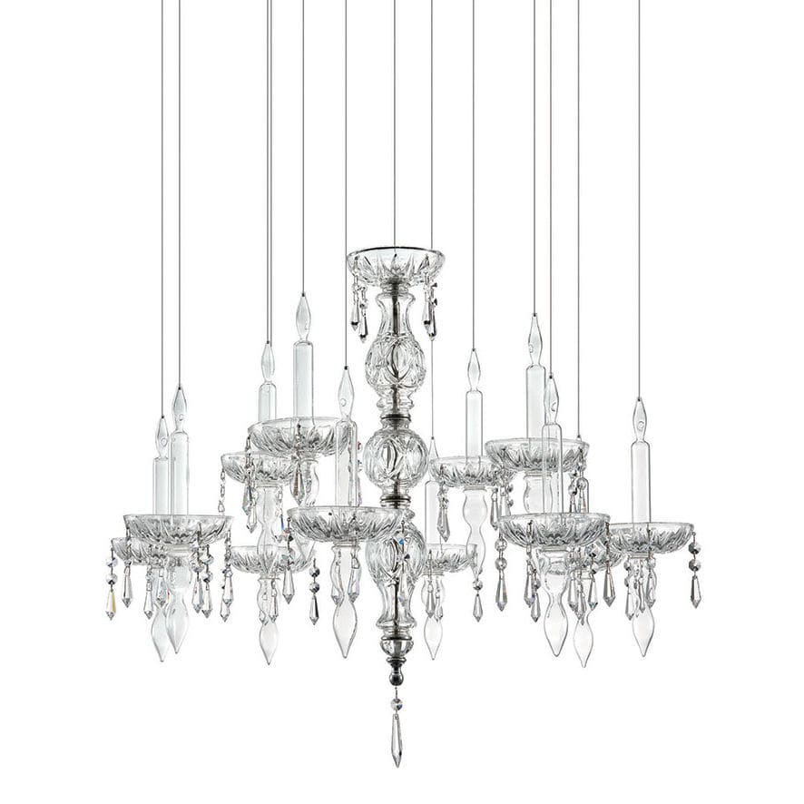 Traditional chandelier - LIMELIGHT : 12.4 - Façon de Venise - crystal ...
