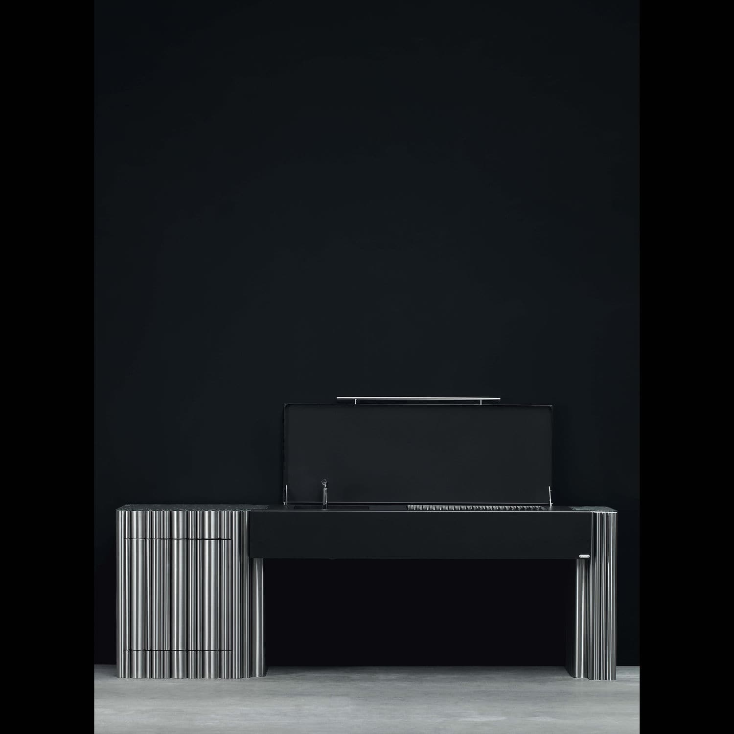 Gas barbecue - LA BOHÈME - Glammfire - charcoal / fixed / steel