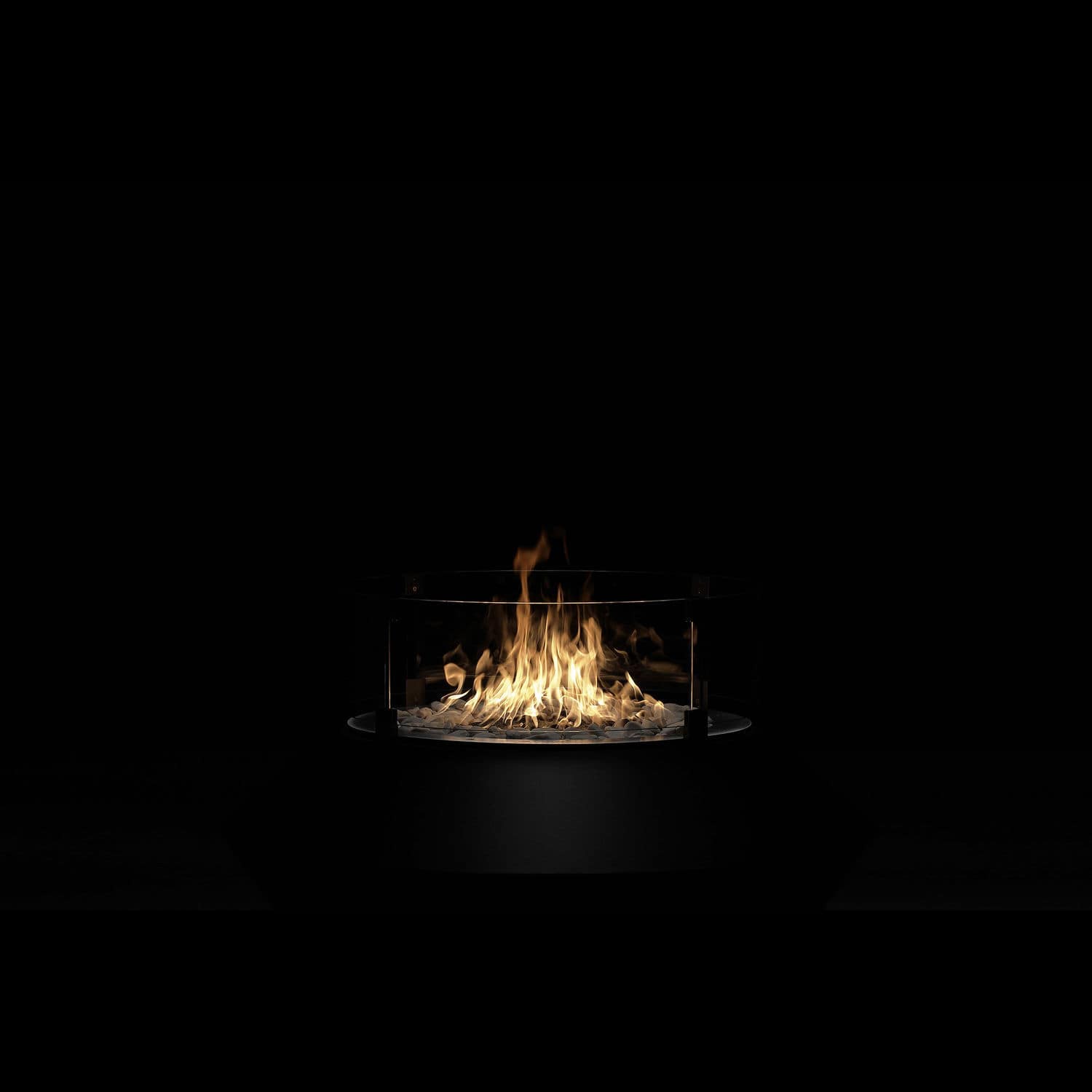 Gas burner - GAS COMBUSTION ZONE - ROUND - Glammfire