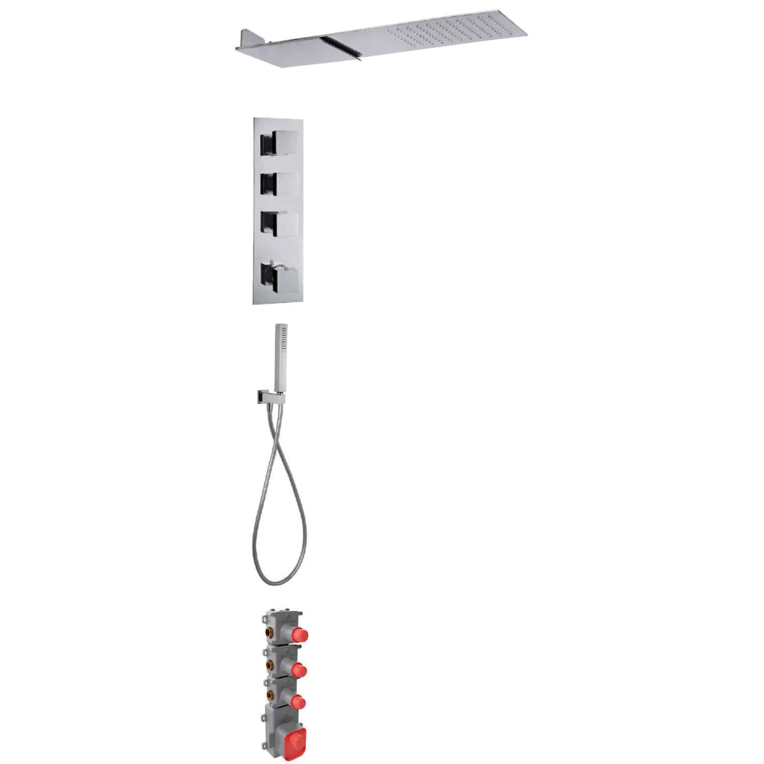 Recessed wall shower set - F4349 - Fima Carlo Frattini - contemporary ...