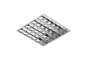 Recessed ceiling light fixture - 603 - Dimar - fluorescent / square / metal