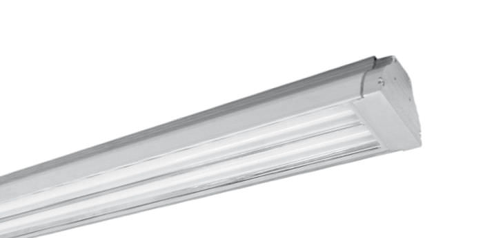 Contemporary ceiling light - IBIS - Dimar - linear / aluminum / fluorescent