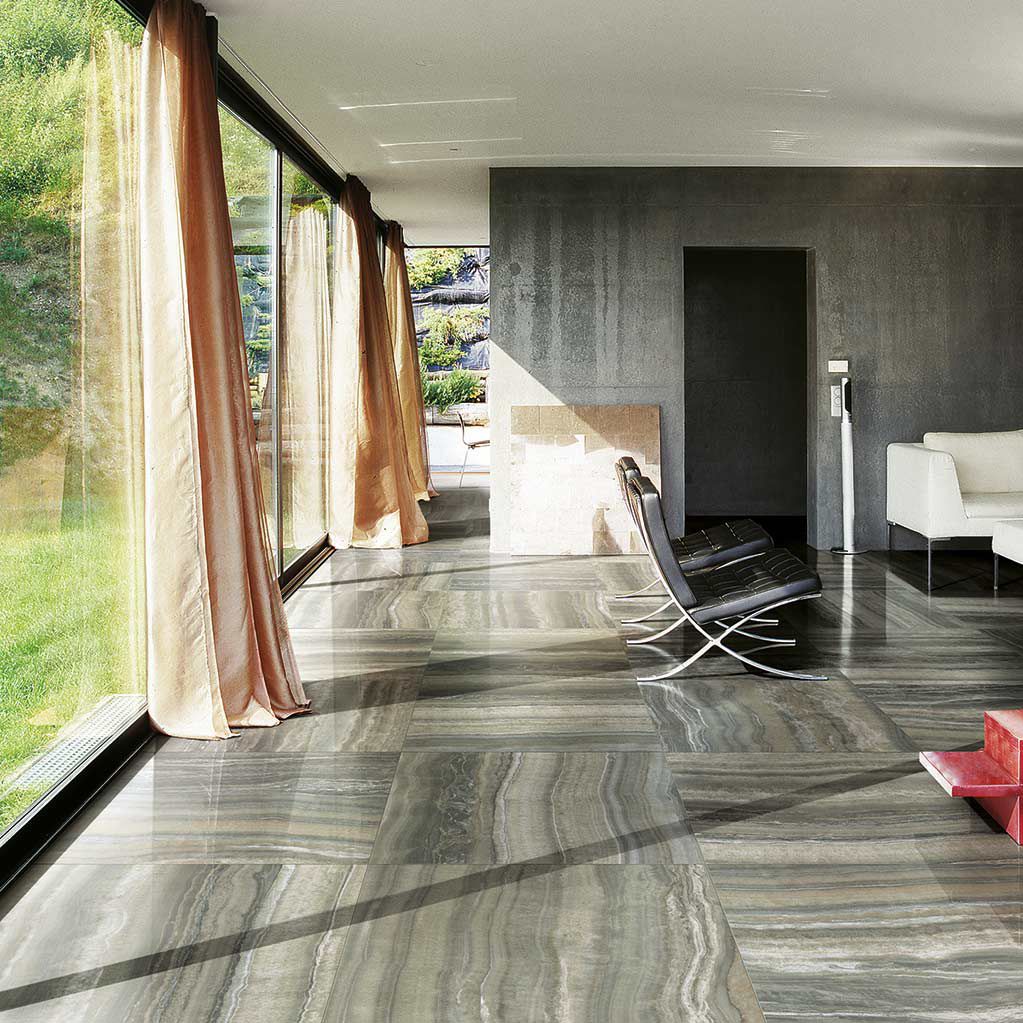 Porcelain stoneware tile - ONYX OF CERIM : IRON - Cerim - matte / high ...