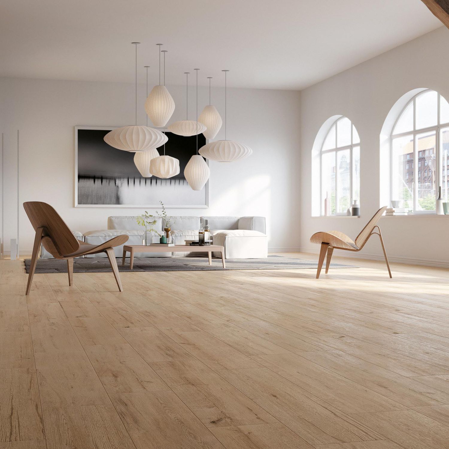 Porcelain stoneware tile - HIRATI : LIN - Novoceram sas - natural ...