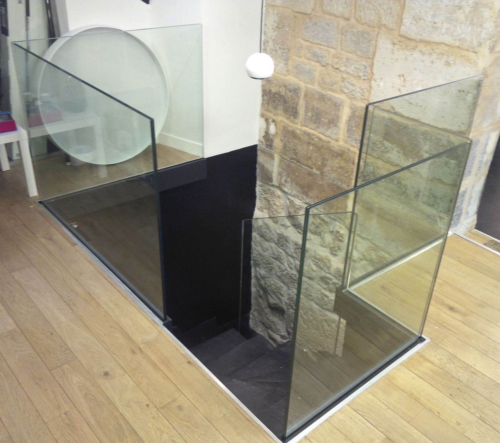 Glass railing - RAILY - Trescalini - glass panel / indoor / outdoor