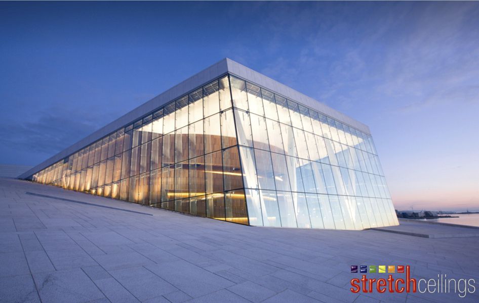 Canvas stretch ceiling - Stretch Ceilings - acoustic / light