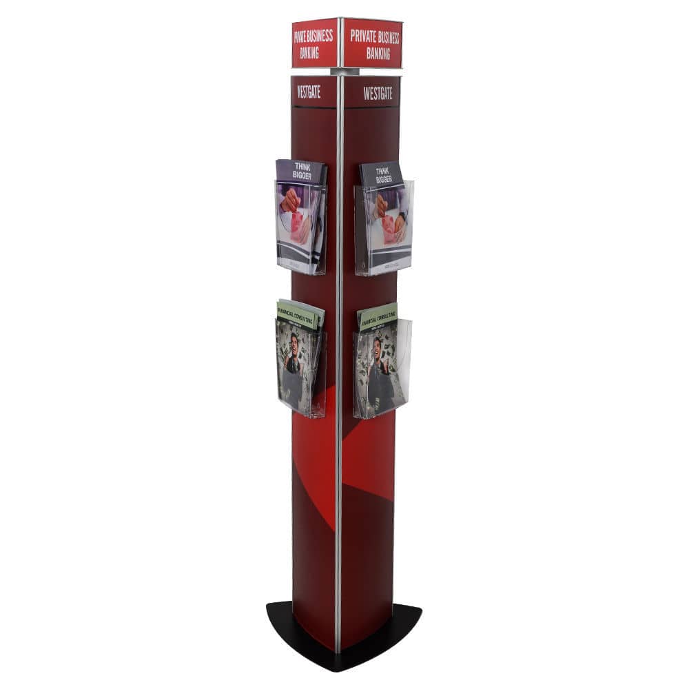 Self-supporting brochures rack - Vista - Vista System - polycarbonate ...