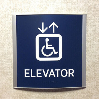 Orientation signage plate - Vista Nova - Vista System - wall-mounted ...