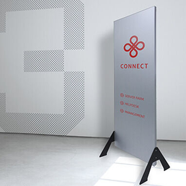 Floor-mounted signboard - Vista Sharp - Vista System - aluminum ...