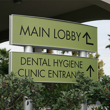 Entrance signage plate - NCPV145 - Vista System - orientation / built ...