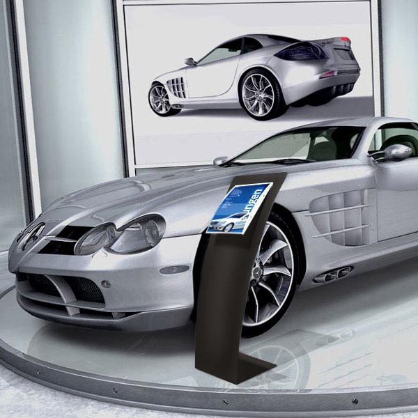Indoor display panel - MCFT : AUTO SHOWROOM - Vista System - steel