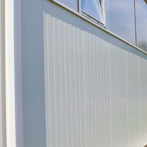 Panel cladding - POLAR - ASTRON - steel / ribbed / pre-lacquered