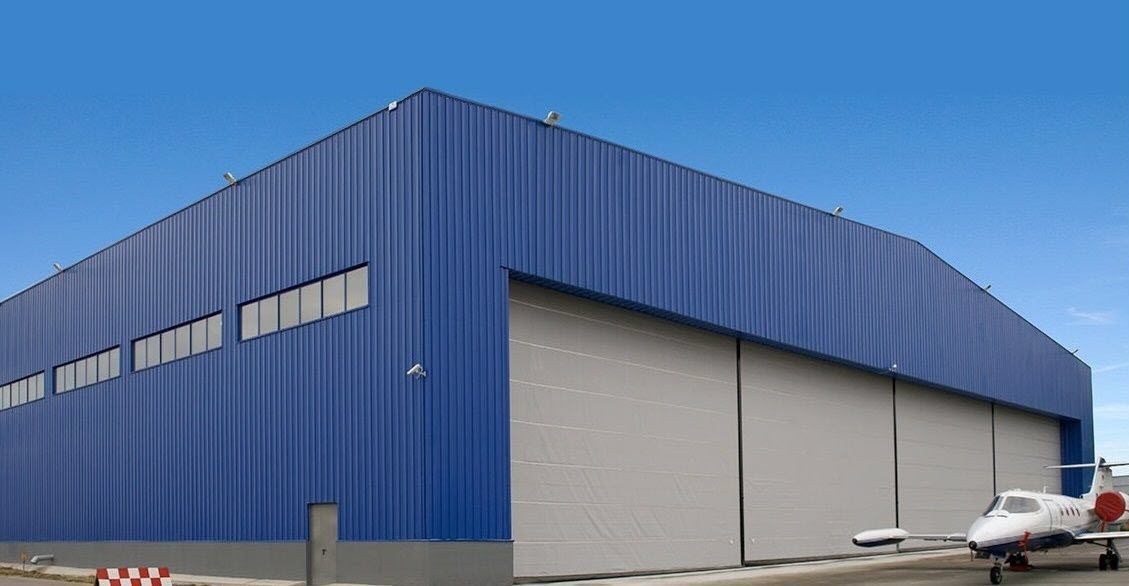 Prefab building - AIRCRAFT HANGAR - ASTRON - modular / galvanized steel ...