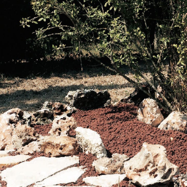 Travertine gravel - PUGLIESE ROCK - CAVE RIUNITE - Fior di tufo - external